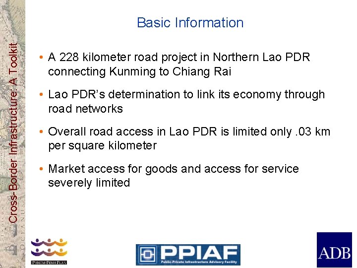 CrossBorder Infrastructure A Toolkit Planning Economic Analysis II