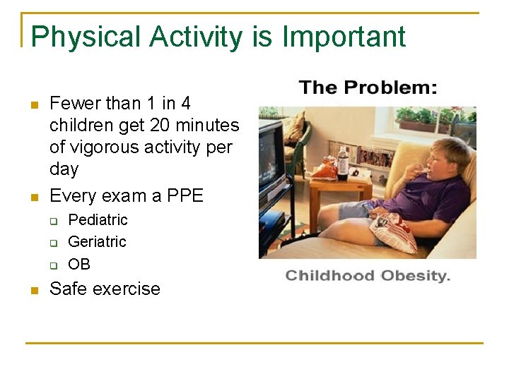 The Preparticipation Physical Exam Scott Hall MD Overview