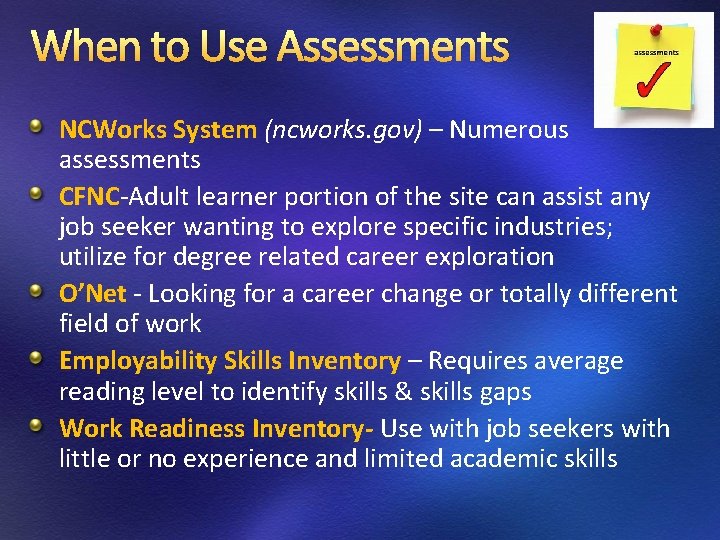 Overcoming Barriers to Employment What are the barriers