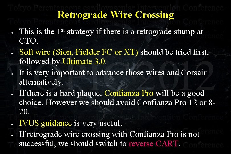 Recent Advances of Antegrade and Retrograde PCI for