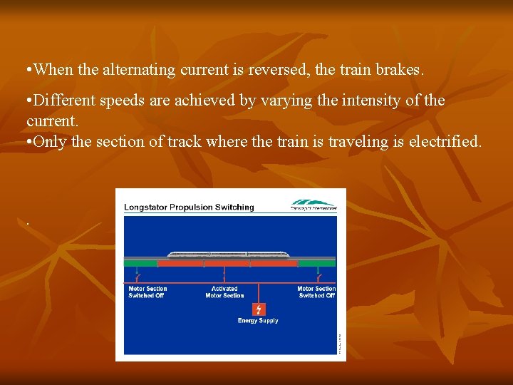 Maglev Trains that fly on air Presentation Outline