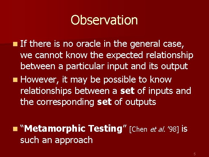 Application Of Metamorphic Testing To Supervised Classifiers Xiaoyuan