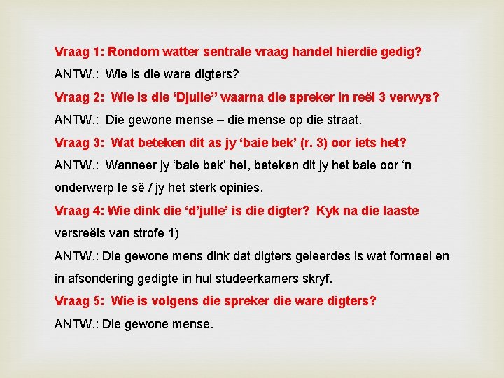 Wies hy Adam Small DIGTERS EN DIGTERSKAP Die