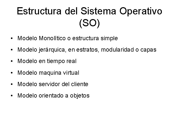 Sistemas Operativos Introduccin Unidad II Sergio Fuenlabrada Velzquez