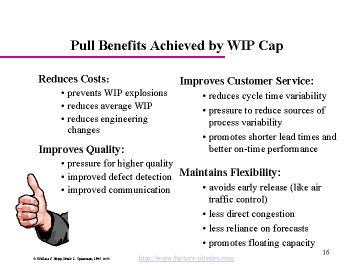 Push and Pull Production Systems You say yes