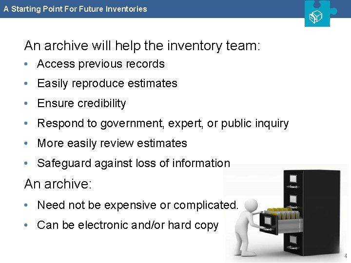 Developing an Archiving System Eleanor Milne In support