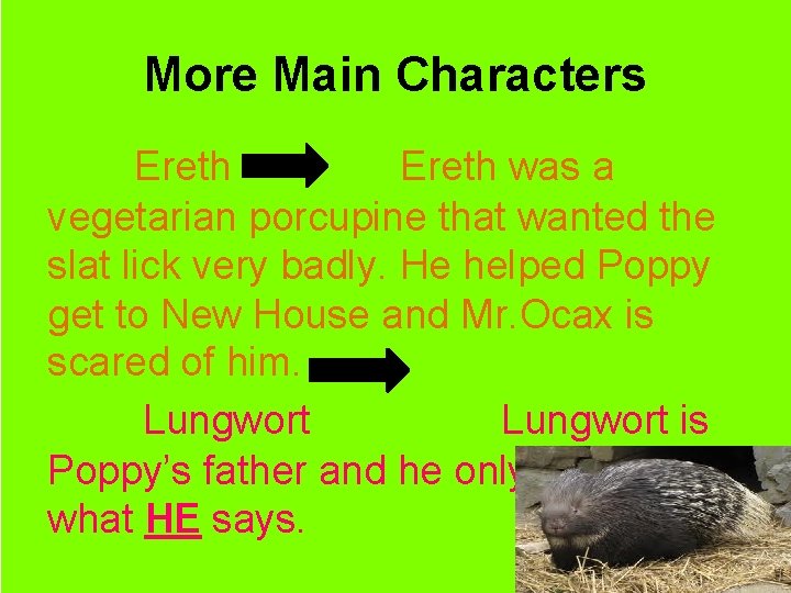 Poppy by Avi Powerpoint by Ana Lazardi Plot