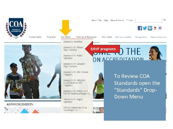 A Brief Introduction to COA Accreditation Joe Frisino