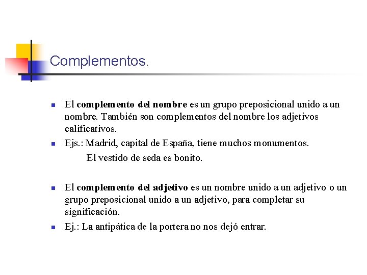 LA ESTRUCTURACIN DEL LENGUAJE Hoja de estudio adaptada