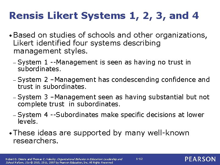 CHAPTER 1 Organizational and Critical Theory Organizational Behavior