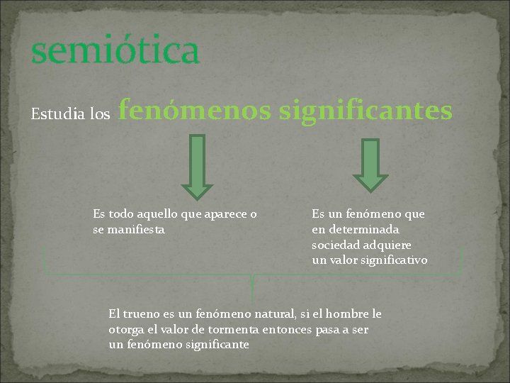 SEMIOTICA SEMIOLOGA El estudio de los signos su