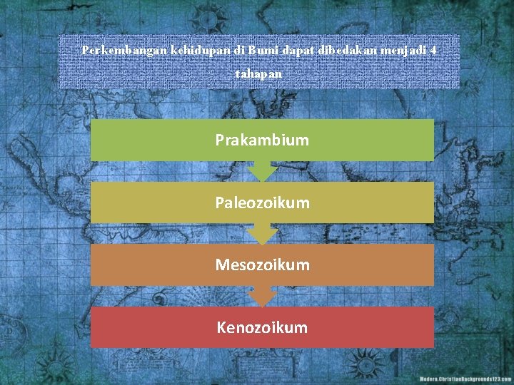 SEJARAH PERKEMBANGAN BUMI KALA GEOLOGI Oleh Rizky Kurniawan