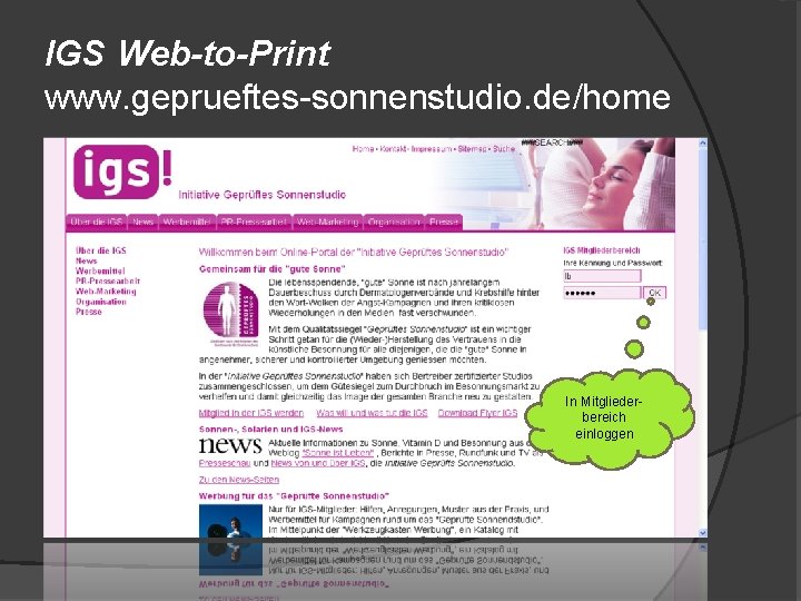 Initiative Geprftes Sonnenstudio WebtoPrint IGS WebtoPrint www ...
