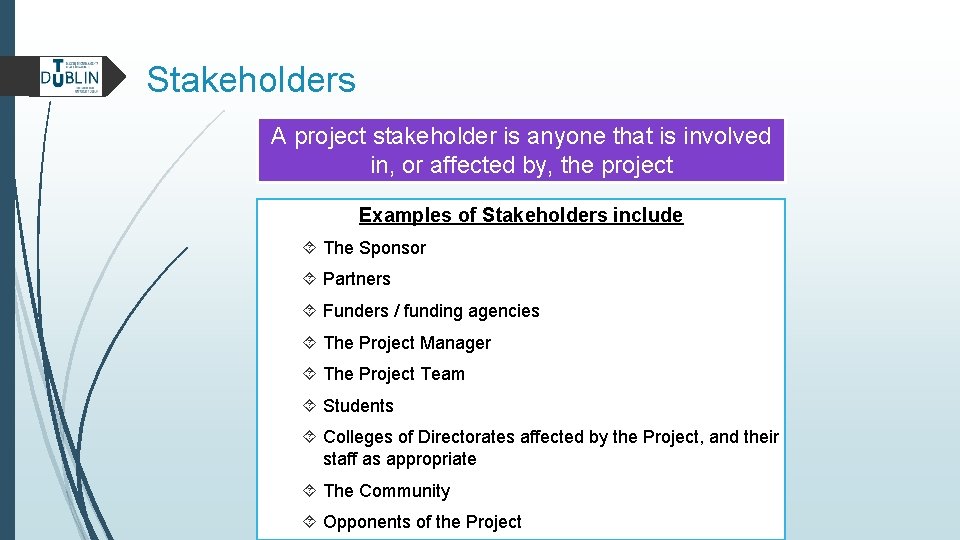 Project Management Overview How Project Management Principles can