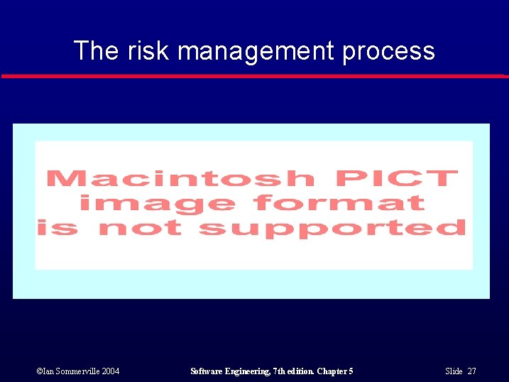 Project management Ian Sommerville 2004 Software Engineering 7