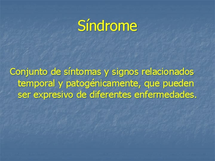 Conferencia Sndromes Dr Alexis Alonso Rodriguez Sndrome Conjunto