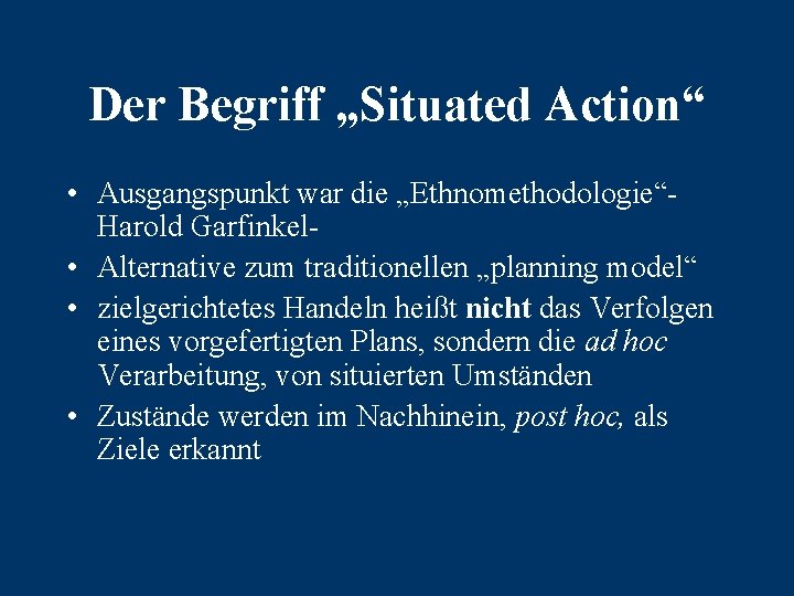 Plans and Situated Action Lucy A Suchman Albert