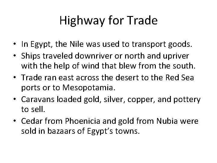 Chapter 3 Ancient Egypt and Nubia Maps Page
