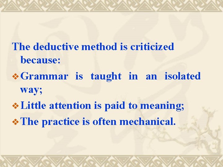 Teaching Grammar Prepared by Dr Adel Abdulkhaliq Teaching