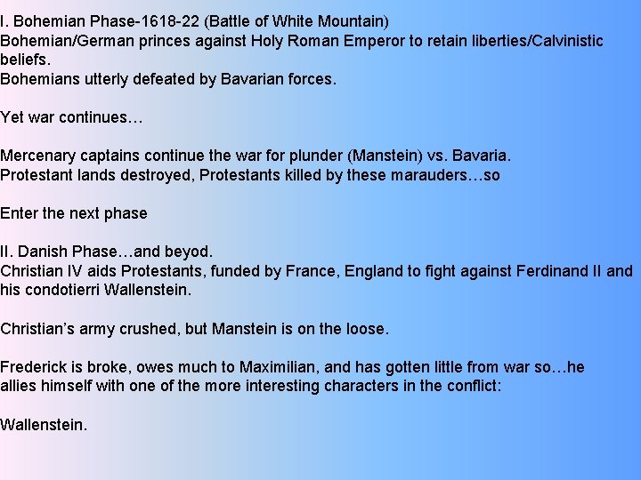 The Thirty Years War 1618 48 Compare and