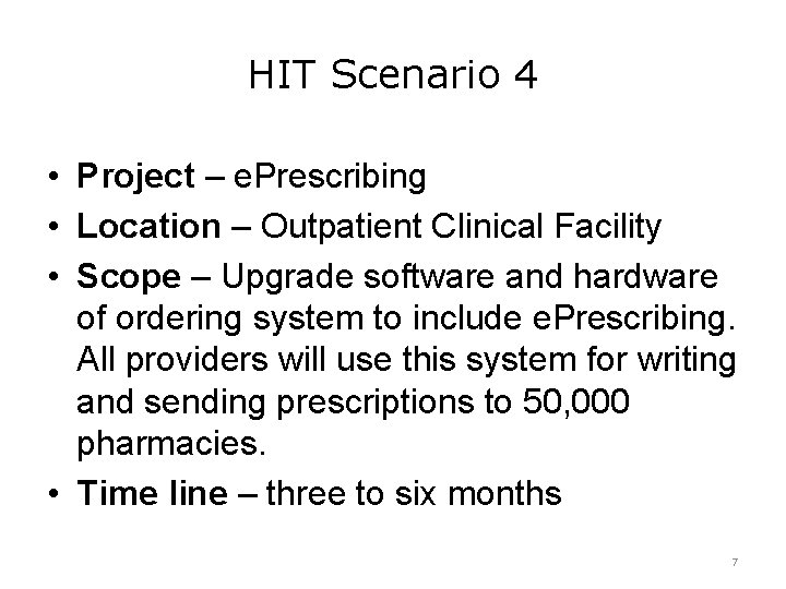 Introduction to Project Management An Overview of Health