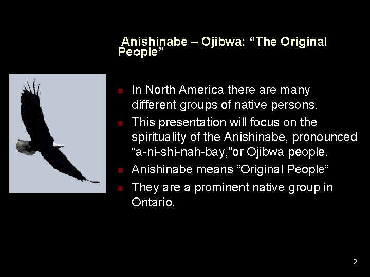 Native American Spirituality 1 Anishinabe Ojibwa The Original