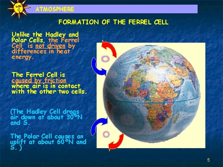 ATMOSPHERE CELLS AND HEAT TRANSFER THE THREE CELL