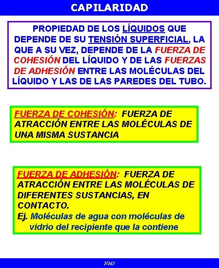 TENSIN SUPERFICIAL Y CAPILARIDAD TENSIN SUPERFICIAL Y CAPILARIDAD