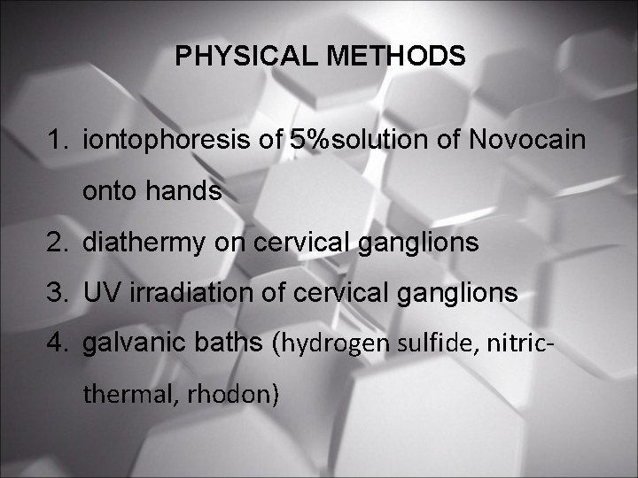 OCCUPATIONAL DISEASES CAUSED BY PHYSICAL FACTORS Vibration is