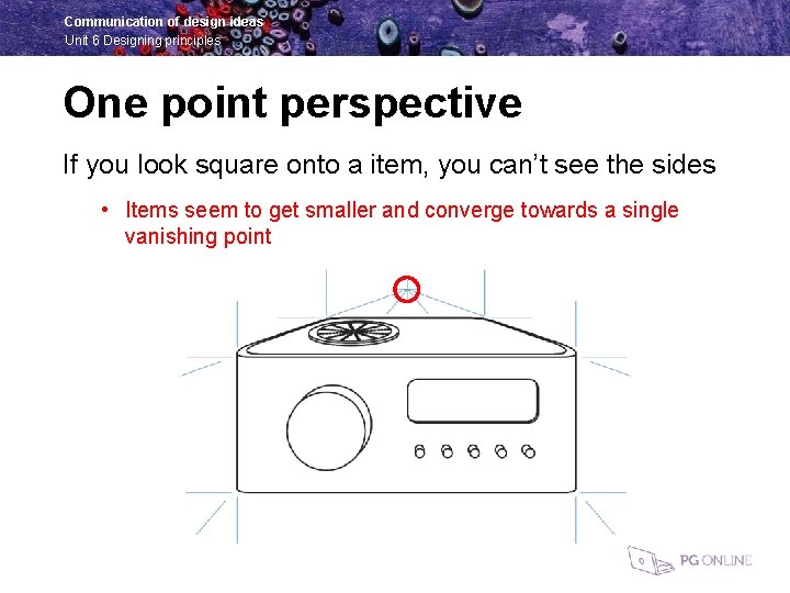 Unit 6 Designing principles Title Communication of design