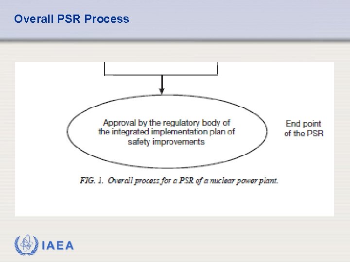Methodology and Responsibilities for Periodic Safety Review for