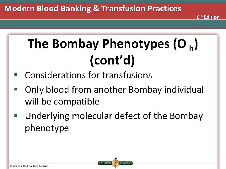 Modern Blood Banking Transfusion Practices Chapter 6 The