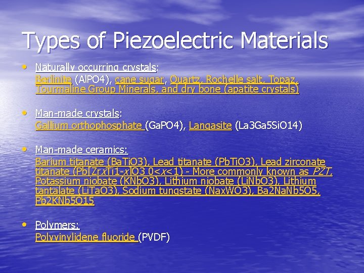Piezoelectric Material A presentation by Travis Heffernan Monique