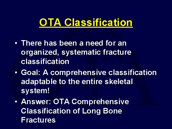 Fracture Classification Lisa K Cannada MD Updated 052016