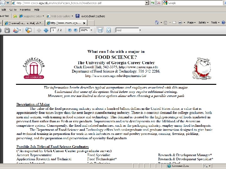 Food Science Technology Presentation prepared by Alice F