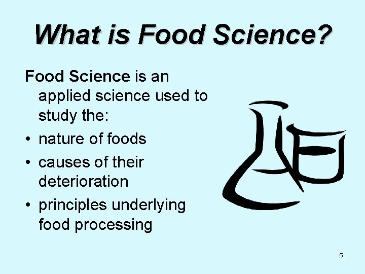 Food Science Technology Presentation prepared by Alice F