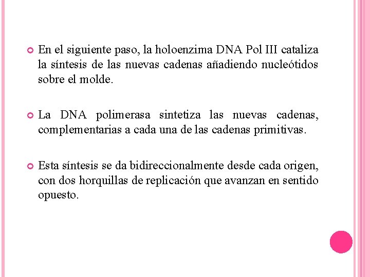BIOLOGA MOLECULAR TEMA 3 REPLICACIN DEL DNA BRENDA