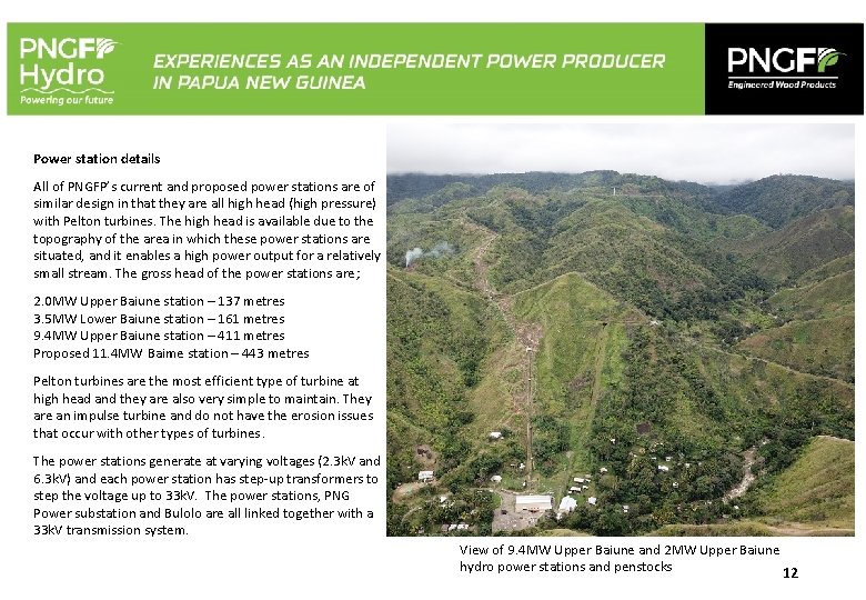1 Overview of PNG Forest Products Good afternoon