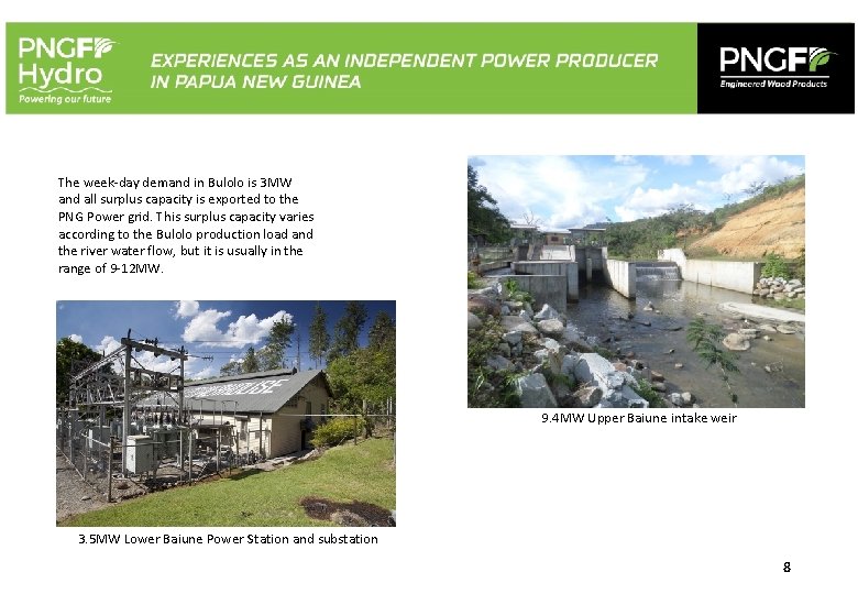 1 Overview of PNG Forest Products Good afternoon