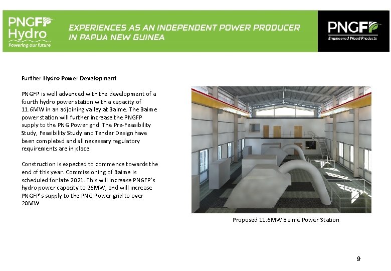 1 Overview of PNG Forest Products Good afternoon
