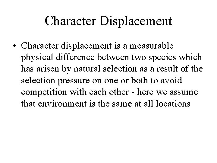Competition Competition in Nature the Birth of Experimental