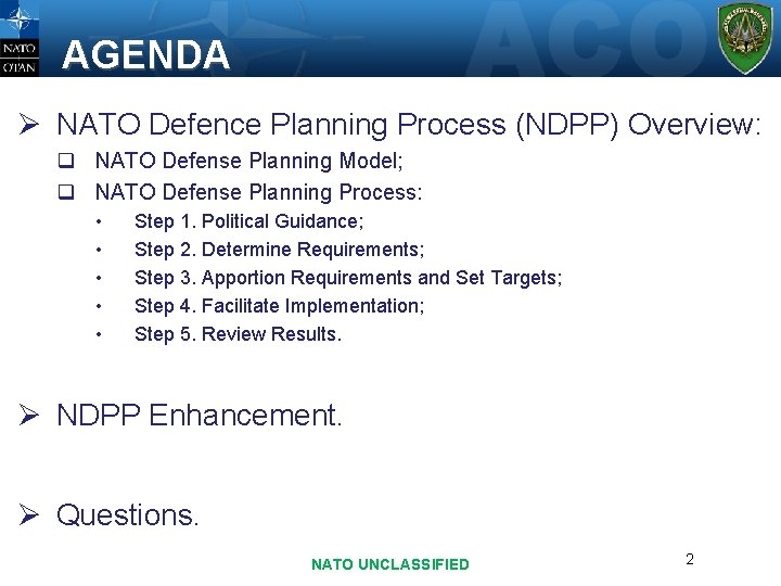 Building Up Defense Capabilities MG Jerzy BIZIEWSKI DCOS