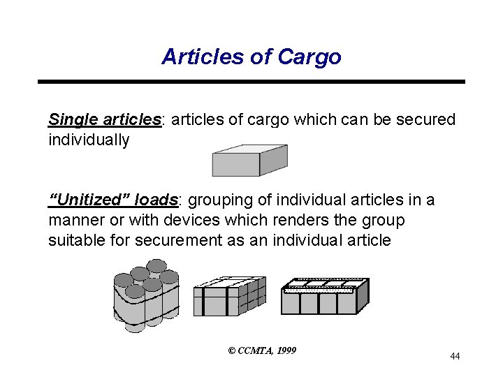 A Uniform North American Cargo Securement Standard Overview