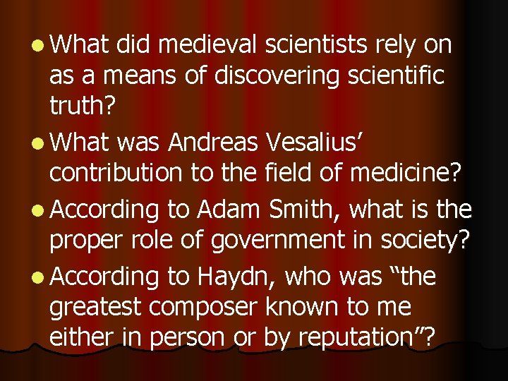 Scientific Revolution Age of Exploration Enlightenment Final Jeopardy