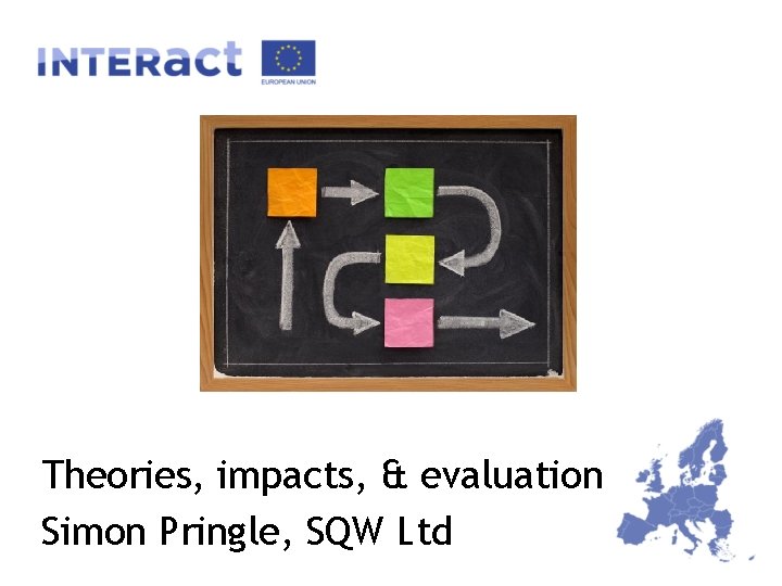 Theories impacts evaluation Simon Pringle SQW Ltd Objectives