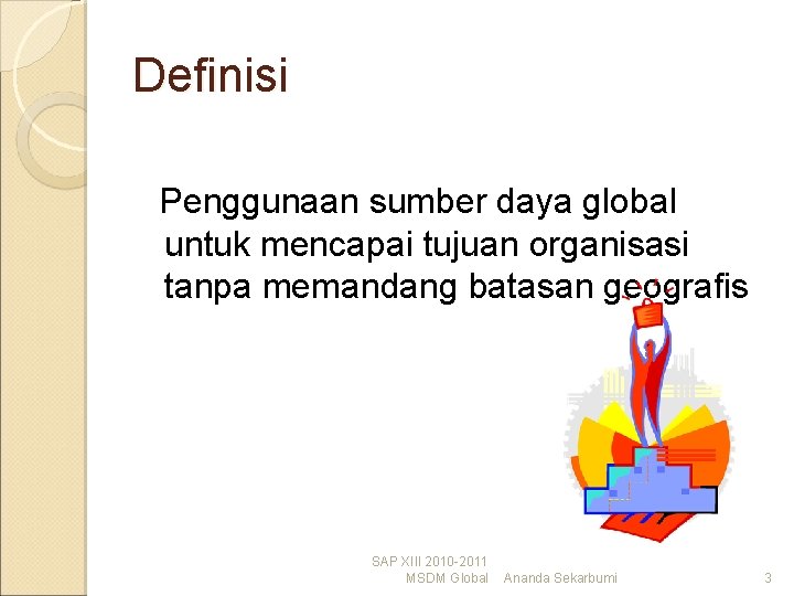 MSDM global MSDM SAP 13 FIA IISIP 2010