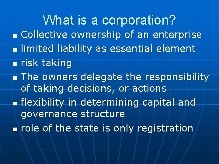 Strategic management 5 Corporate governance and concepts of