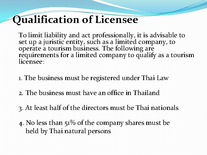 Tourist Guide License International College Suan Sunandha Rajabhat