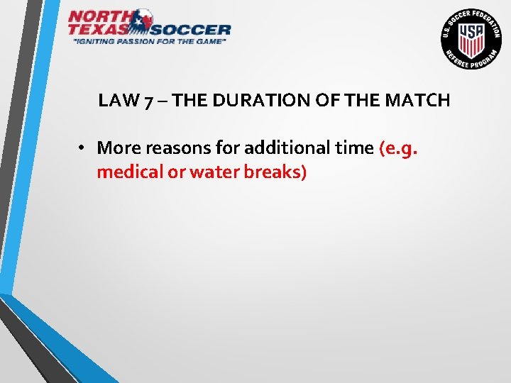 201617 IFAB Revised Laws of the Game Summary