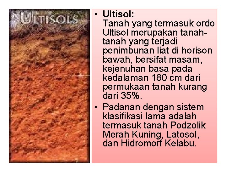 Survey Tanah Klasifikasi Tanah Klasifikasi Tanah Salah satu